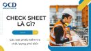 Check sheet là gì? Các loại phiếu kiểm tra chất lượng phổ biến - Công ...